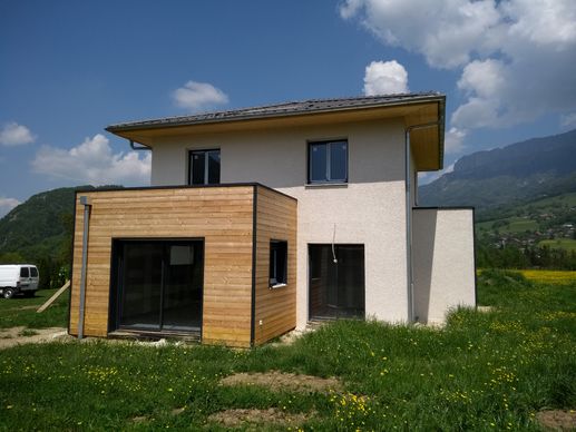 Construction d'une maison ossature bois à Alex - Natilia