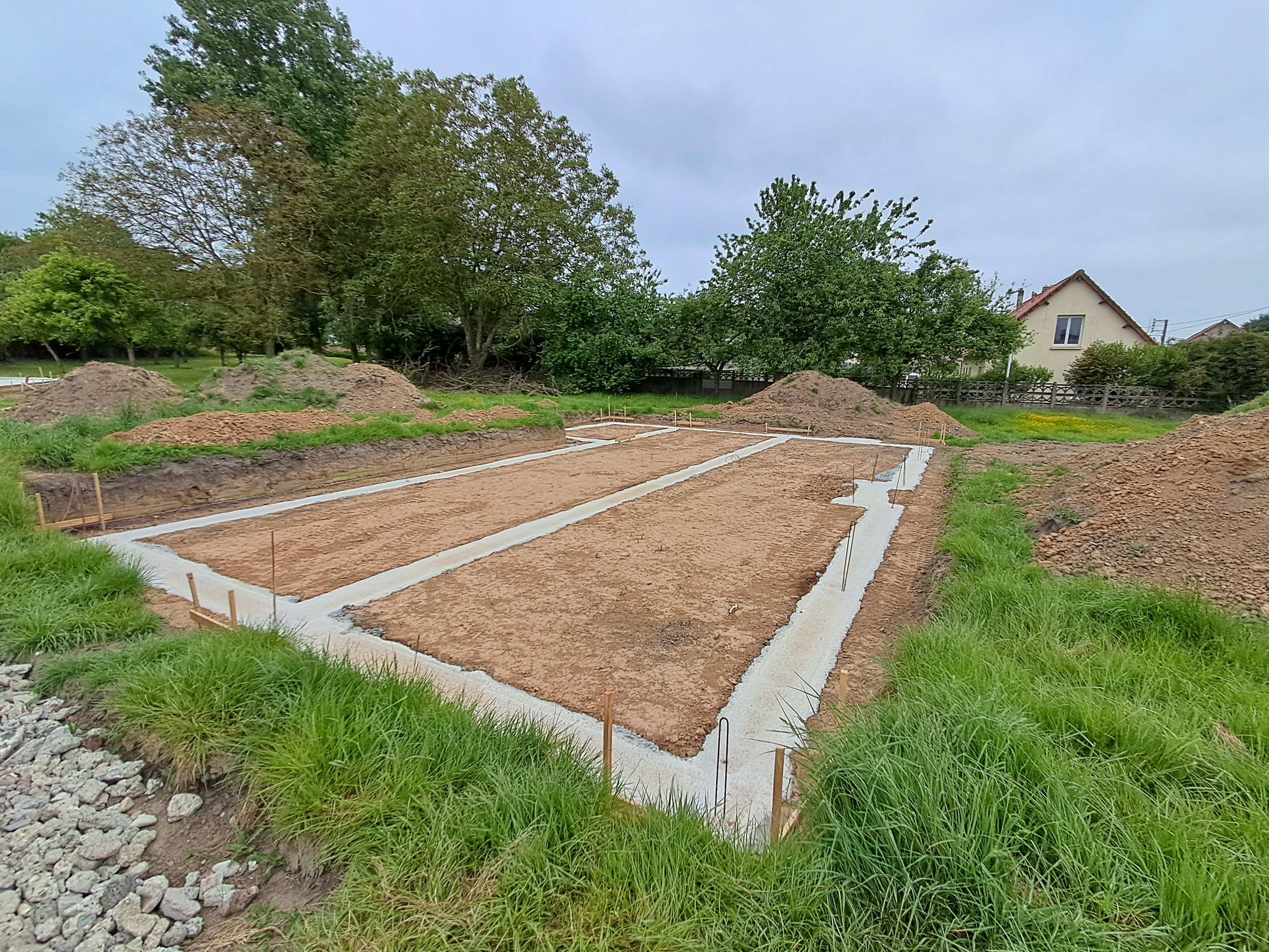 Ouverture de chantier pour une maison Natilia à Bouillancourt-en-Séry ...